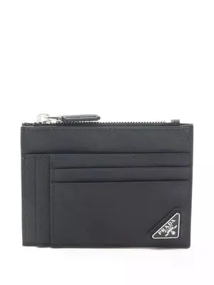 Prada Saffiano-leather Purse - Black