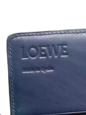Loewe 2010s Linen Bi-fold Wallet