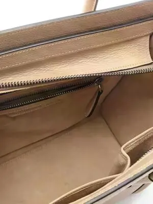 Celine 2000s Micro Leather Tote Bag