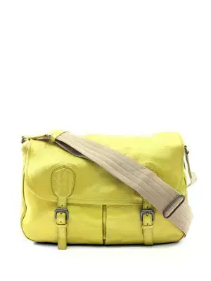 Bottega Veneta 2000s Intrecciato Crossbody Bag - Yellow