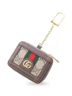 Gucci 10s Logo-detail Earphone Case - Neutrals