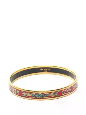 Hermès 2010s Enamel Bangle Bracelet