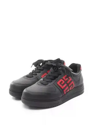 Givenchy 2010s Logo-detail Leather Sneakers - Black