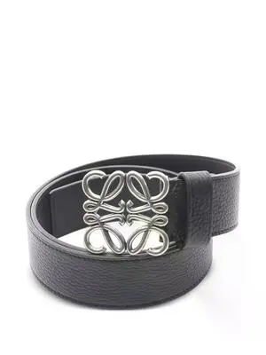 Loewe 2020s Anagram Chunky Belt - Black