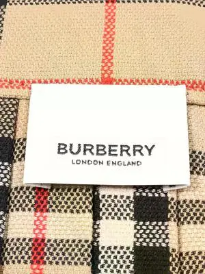 Burberry 2020s Checked Pleated Mini Skirt