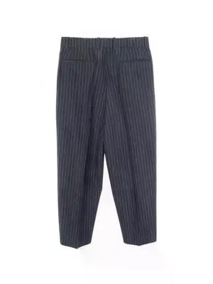 Celine 2010s Striped Wool Trousers