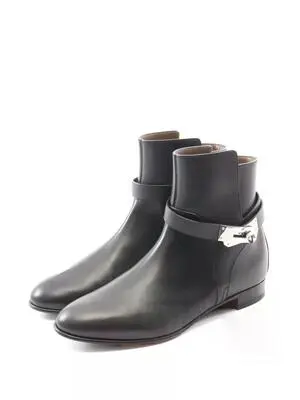 Hermès 2010s Neo Leather Boots - Black