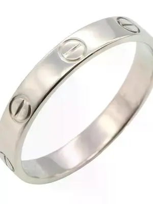 CARTIER 2010s Mini Love Engraved Ring