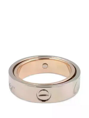 Cartier 18k White Gold Secret Love Ring - Silver