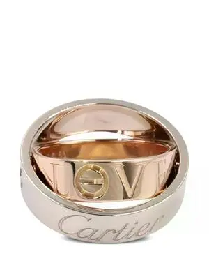 Cartier 18k White Gold Secret Love Ring - Silver