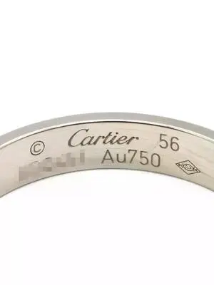 CARTIER 2010s 18k Mini Love Logo Ring