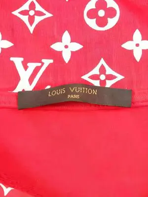 LOUIS VUITTON Cotton Pullover Hoodie - Red