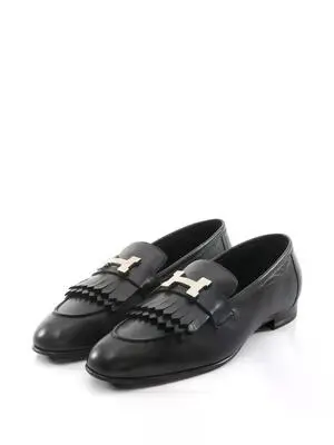 Hermès 2020s Royale Leather Loafers - Black
