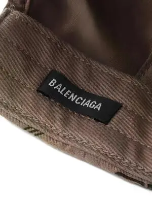 Balenciaga 2010s Bb-monogram Cotton Cap