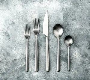 MEPRA 5 Piece Linea Flatware Set- Ice