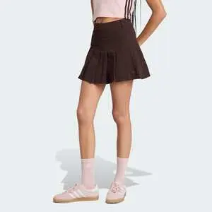 Adidas Twill Pleated Skirt - Aurora Coffee
