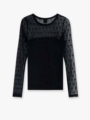 Pinko Love Birds Lace Jersey Sweater