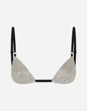 Dolce & Gabbana Mesh Bra - Crystal