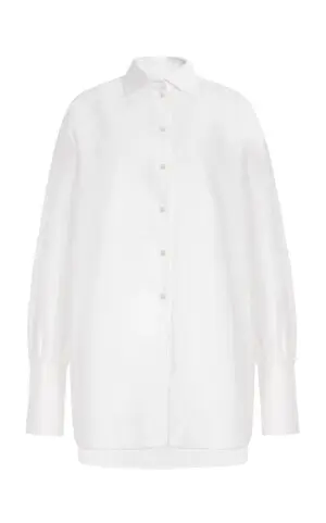 Calvin Klein Capri Organic Cotton Shirt - White
