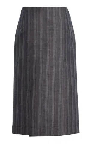 Calvin Klein Amabel Wool-blend Midi Skirt