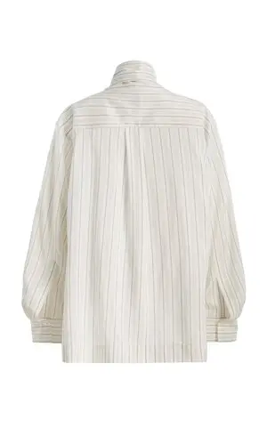 Calvin Klein Aura Silk Wrap Top