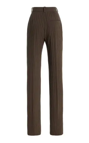 Calvin Klein Juniper Striped Wool Pants