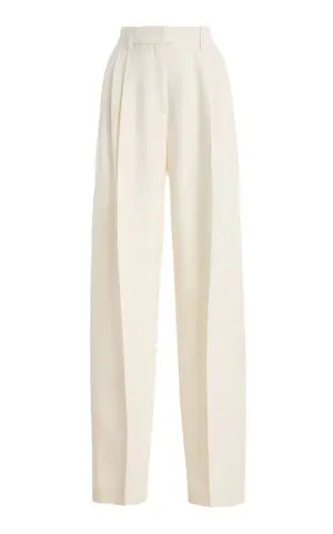 Calvin Klein Cora Relaxed Satin Pants - Off-white