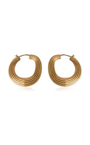 Khaite Santa Fe Hoop Earrings - Gold