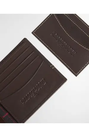 Barbour Tyneside Leather Wallet & Card Holder Set