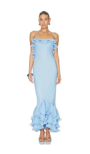 Delfi Delina Dress - Baby Blue