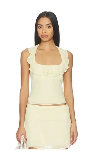 NIA Verbena Top In Lemon - Limon
