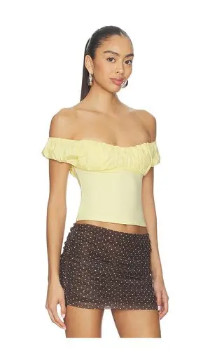 Majorelle Tatum Top In Lemon