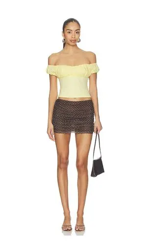 Majorelle Tatum Top In Lemon