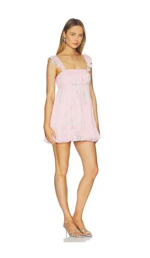 LoveShackFancy Zanira Dress In Pink