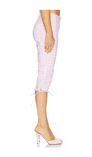 LoveShackFancy Elarose Pant In Pink