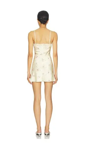 Tularosa Alice Mini Dress In Lemon