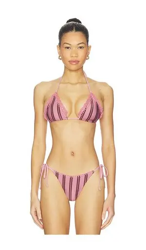 L*Space Samba Top In Mauve