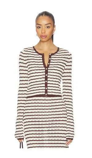 L*Space Rosalie Cardigan In Brown
