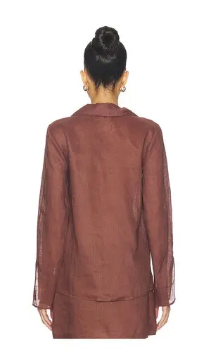 L*Space Venice Shirt In Brown