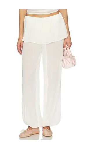 MORE TO COME Laguna Balloon Pant - Ivory