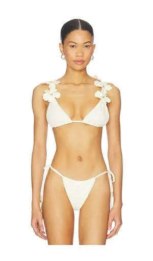 BAHIA MARIA Flore Bikini Top - Ivory