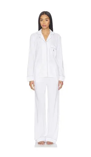 Polo Ralph Lauren Madison Pajama Set 26 Body In White - White Cloud