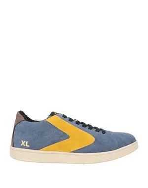 VALSPORT Sneakers Size Textile Fibers, Leather - Blue