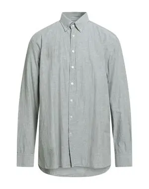 HACKETT Shirt Size Cotton, Linen - Sage Green