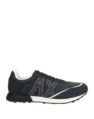 Armani Exchange Leather And Polyamide Sneakers - Midnight Blue