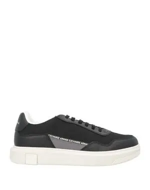 Armani Exchange Sneakers Size Polyester, Polyurethane - Black