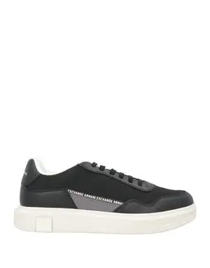 Armani Exchange Sneakers Size Polyester, Polyurethane