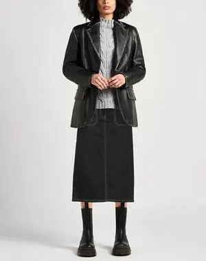 COURREGES Flared Denim Skirt