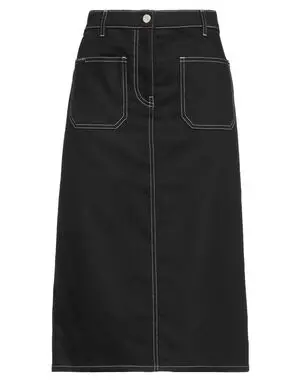 COURREGES Flared Denim Skirt