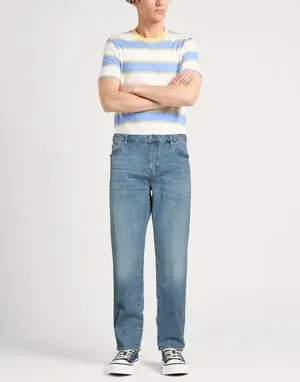 Armani Exchange Tapered Jeans With Logo And Studs